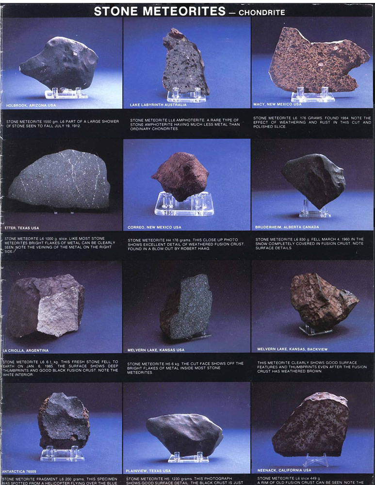 Robert Haag Meteorite Catalog 1986